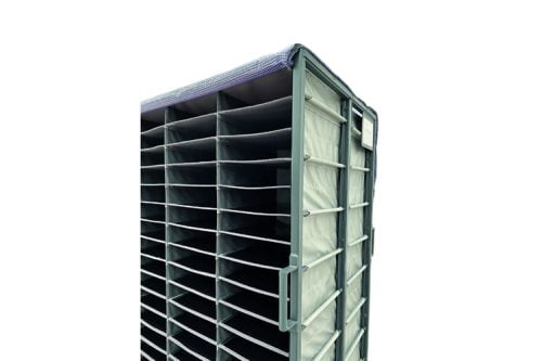 Diseño y Fabricación de Racks metálicos con Lona Coating